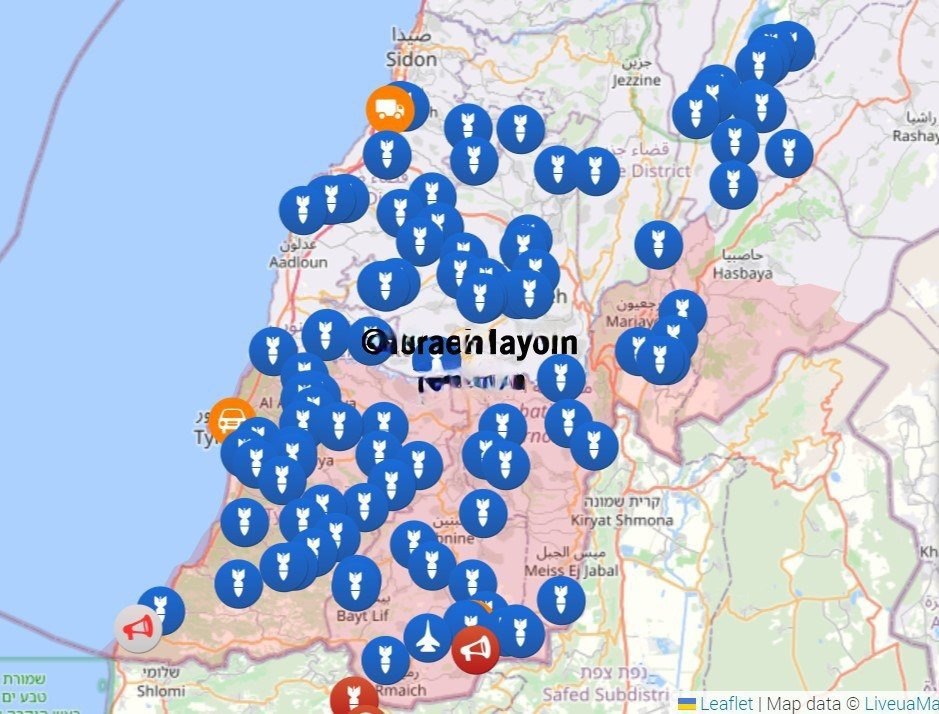 🔥 DAY 353 🔥 MAP SHOWING HOW ISRAELI BOMBING HAS KILLED 275 PEOPLE AND ...